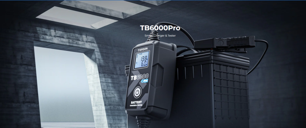 Έξυπνος Φορτιστής-Συντηρητής & Διαγνωστικό μπαταρίας TOPDON TB6000PRO ...
